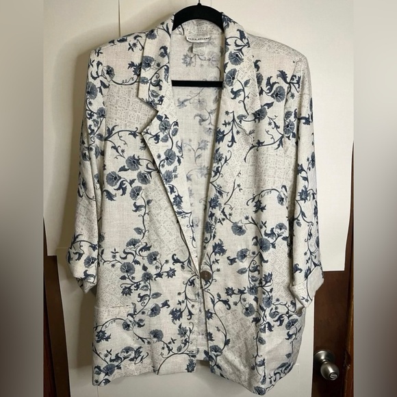 Alice Stuart | Jackets & Coats | Vintage Alice Stuart Womens Sz L Blue ...